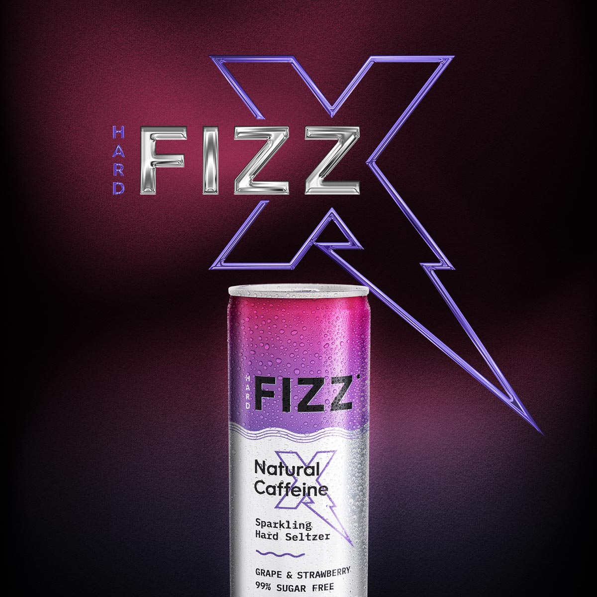 Get Xtra fizzy with FIZZ X – Hard Fizz Sparkling Hard Seltzer