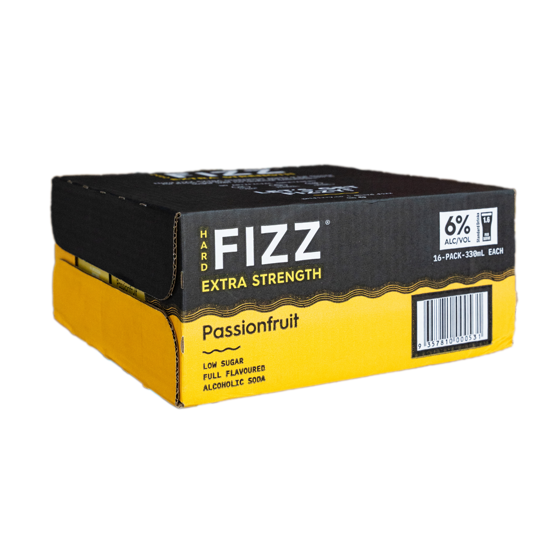 Extra Strength - Passionfruit 6%| Alcoholic Soda | Fizz – Hard Fizz ...