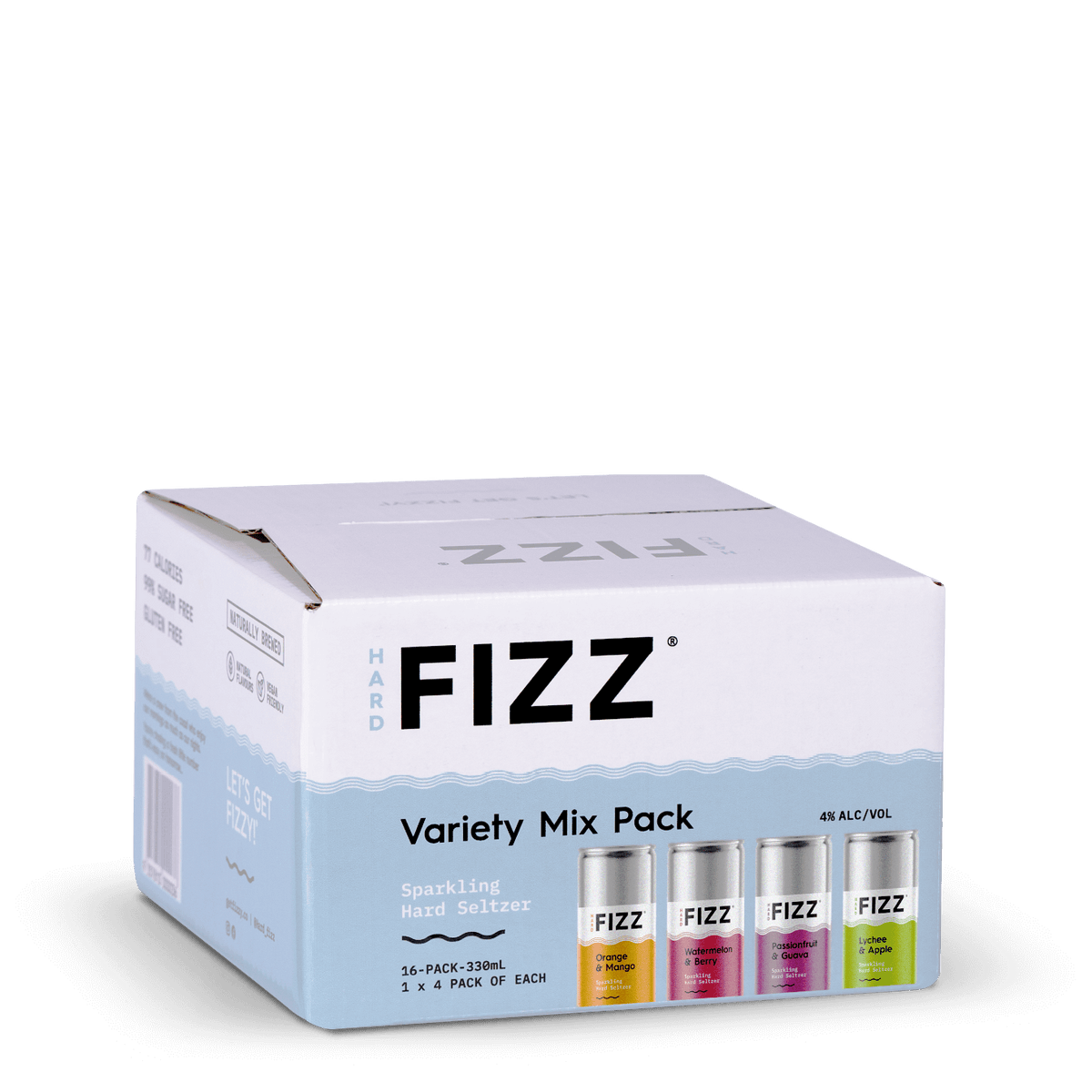 Passionfruit & Guava Hard Seltzer | Sparkling Hard Seltzer | Fizz ...